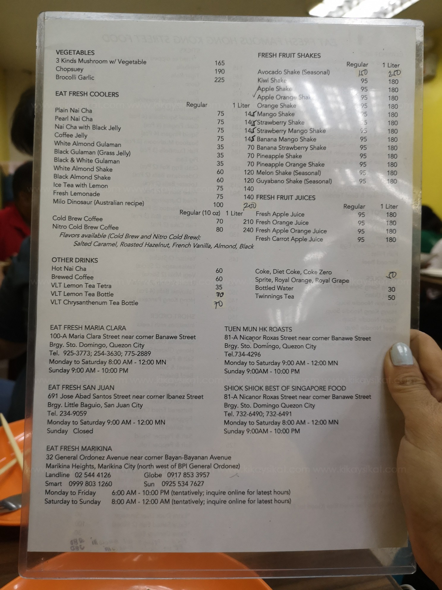 Eat Fresh Banawe (Review, Price, Menu) | Mama and Baba Food Trip ...